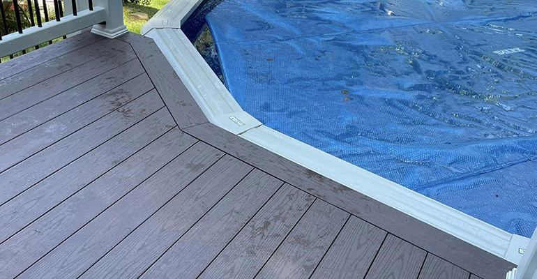 How to Build Composite Deck Board Around a Swimming Pool?