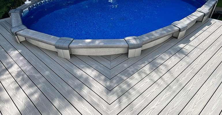 How to Build Composite Deck Board Around a Swimming Pool?
