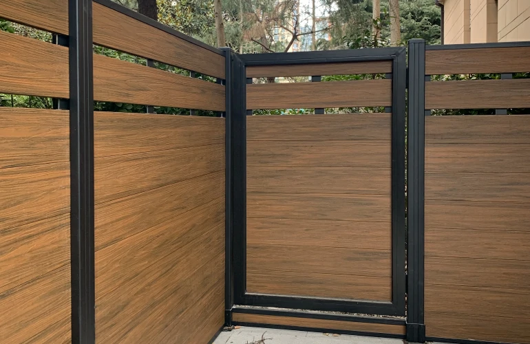 Low-Maintenance & Simplicity-Style WPC Fence Gate EFD-01