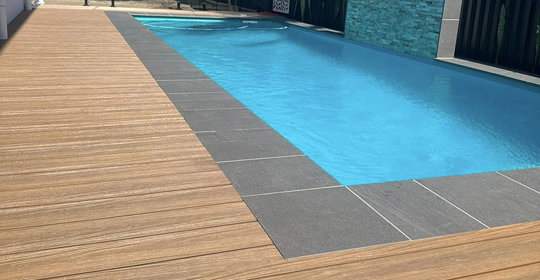 Composite Decking Around Pool 9 Above Ground Pool Deck Ideas | Family