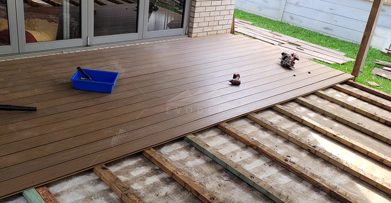 How to Install Composite Decking over Concrete?