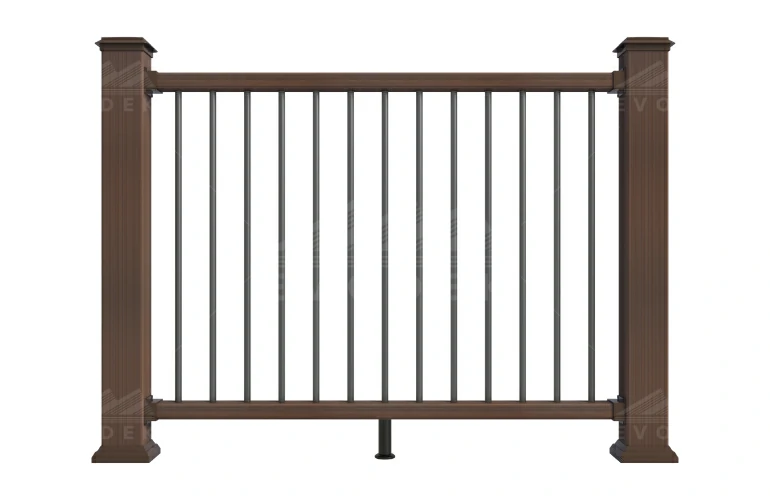 Ultra-Natural Color & Texture Capped Composite Railing